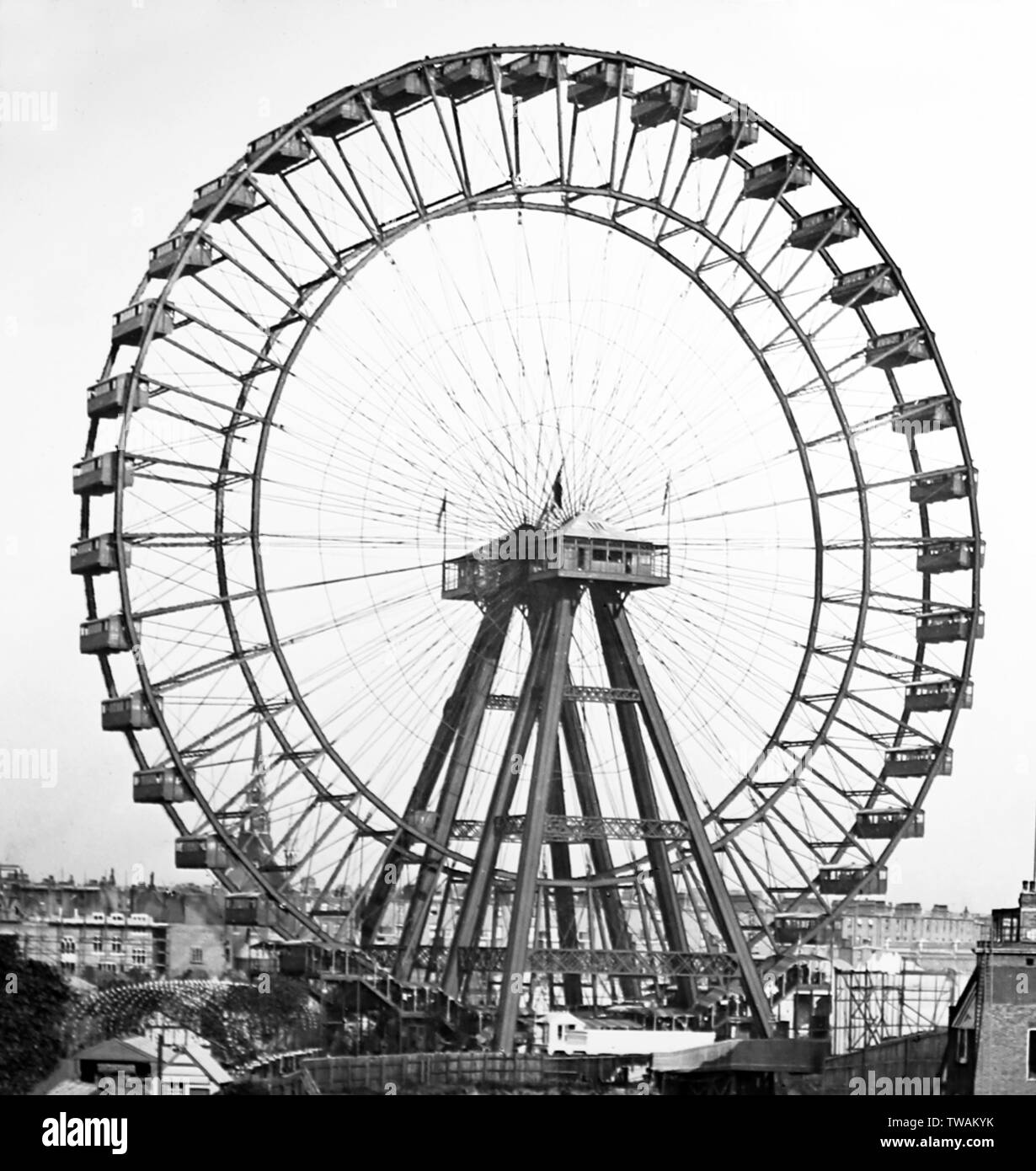Great Wheel, Earls Court, London Stock Photo - Alamy