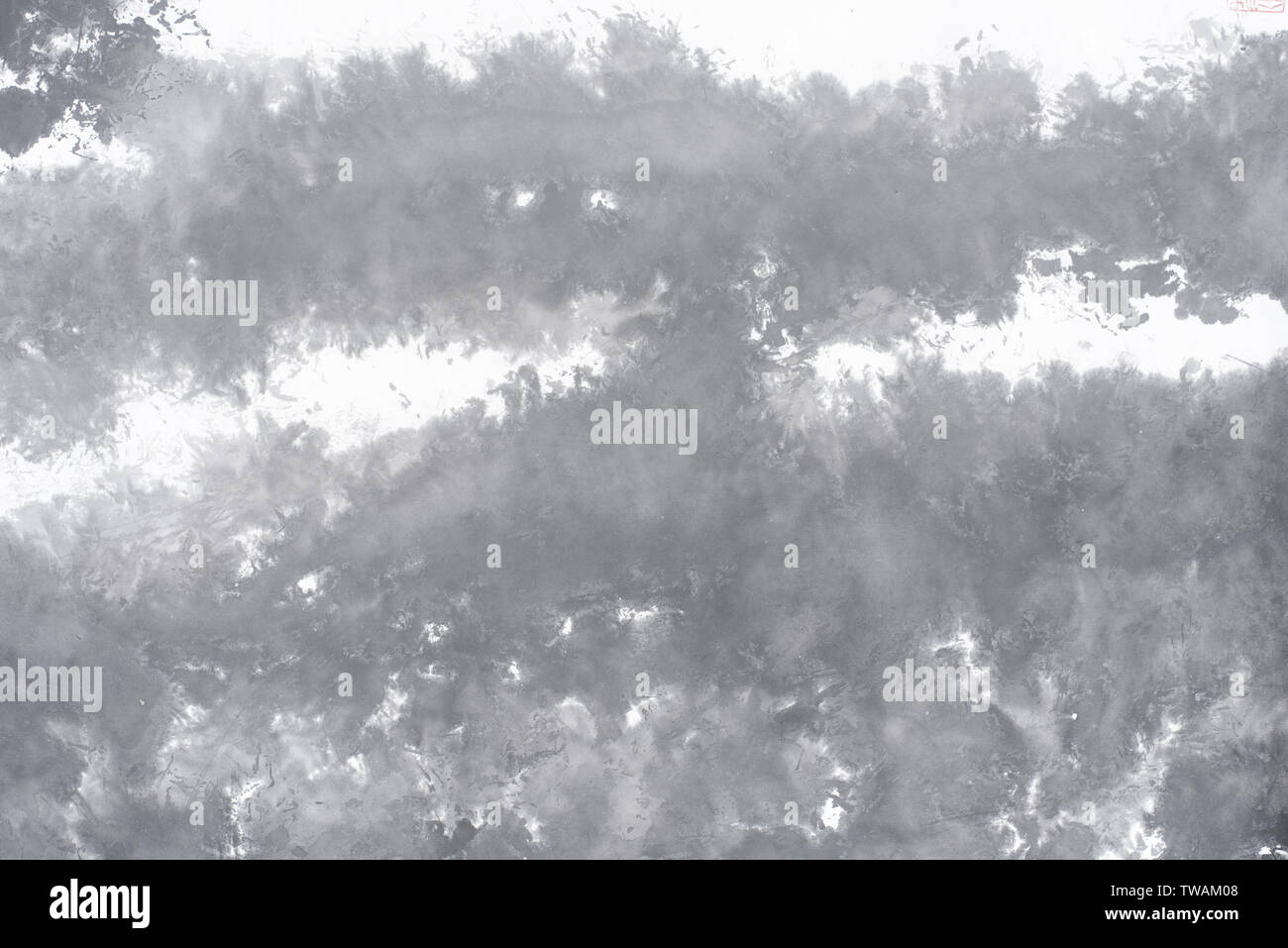 Mountain and river ink background Stock Photo - Alamy