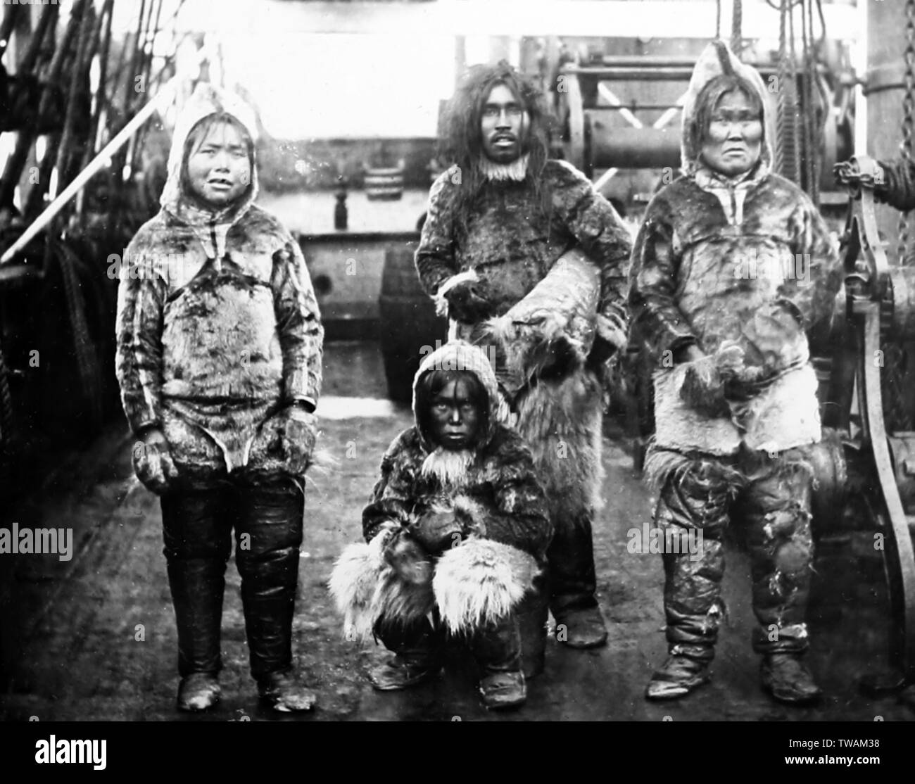 Greenland inuit Black and White Stock Photos & Images - Alamy