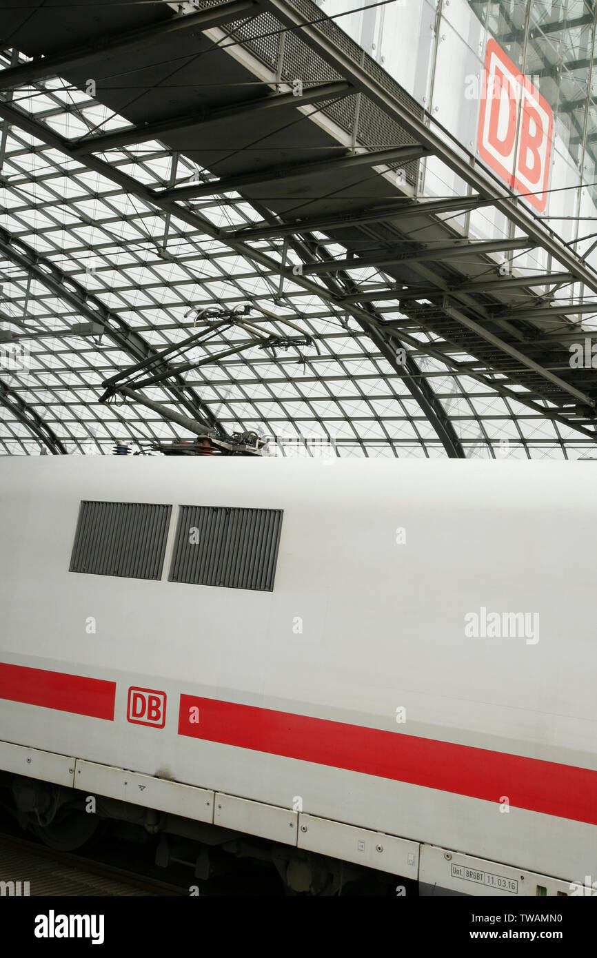 Deutsche Bahn ICE 2 inter-city high speed express train at the ...