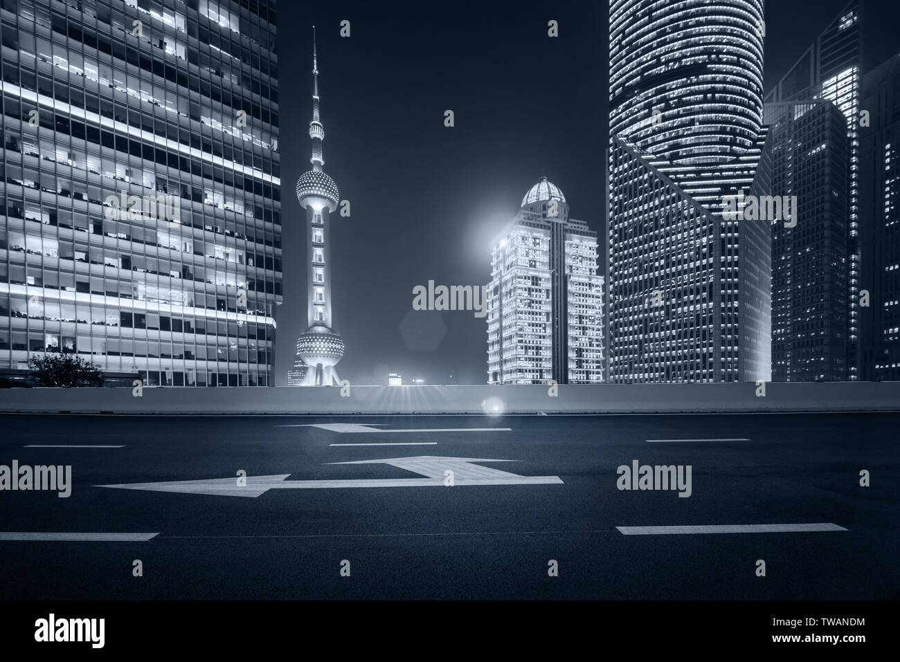 Modern urban roads Stock Photo - Alamy