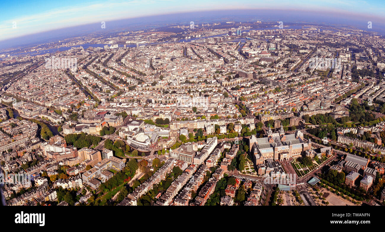 Aerial view of amsterdam hi-res stock photography and images - Alamy