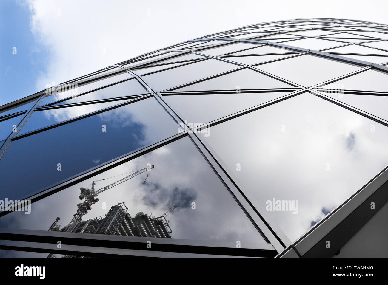 The gherkin glass building hi-res stock photography and images - Alamy