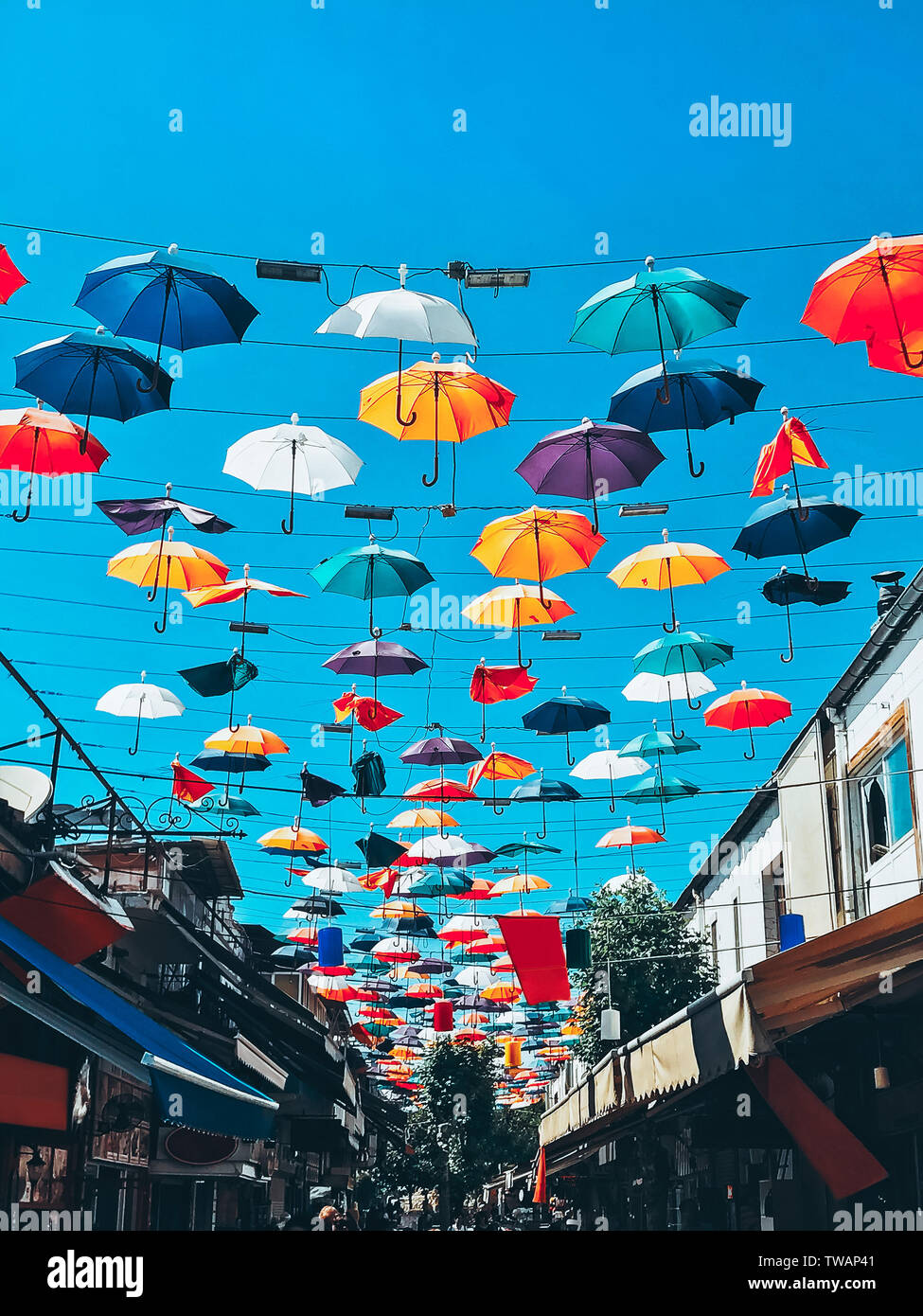 Umbrella Street Antalya High Resolution Stock Photography and Images ...