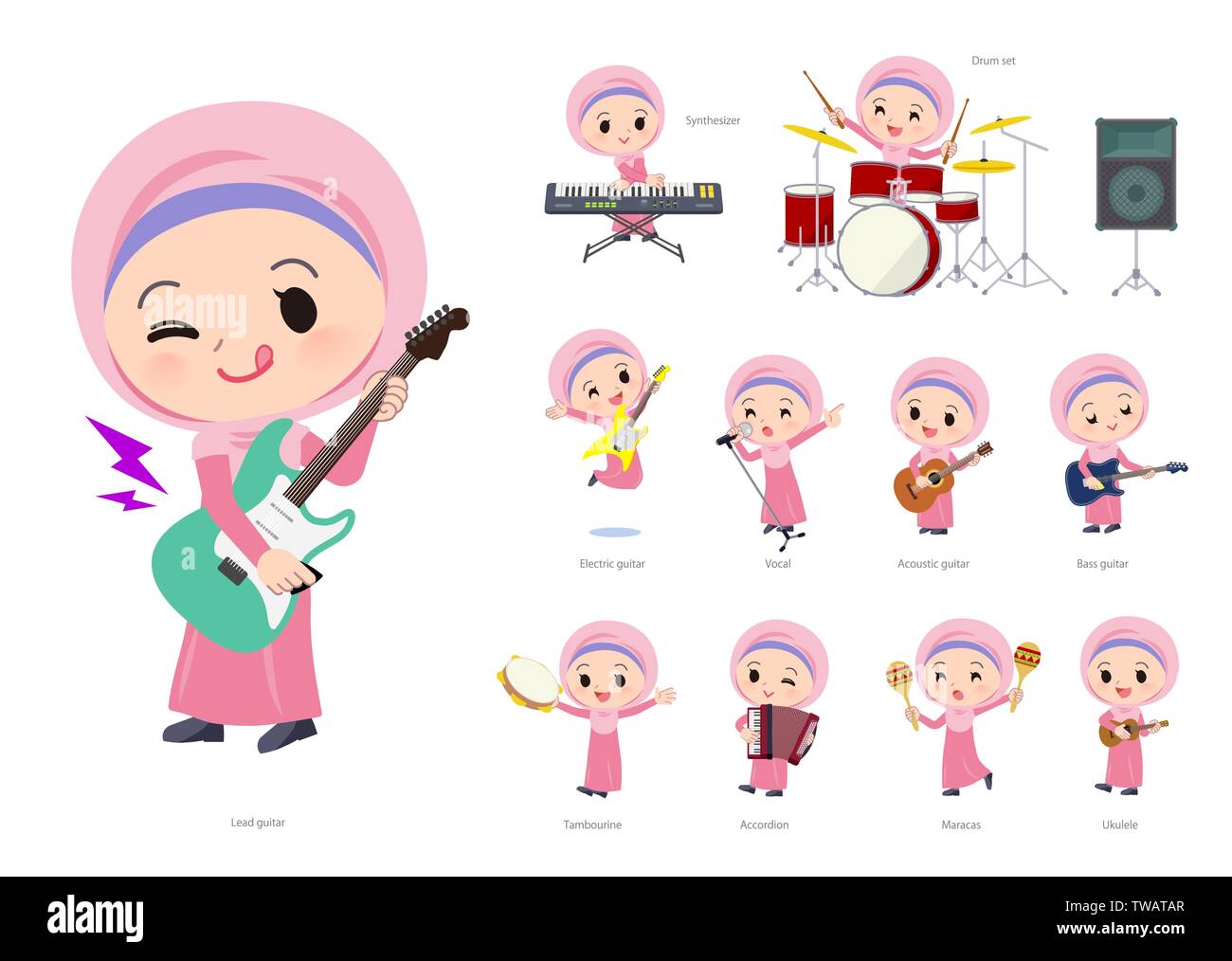 Arab kids playing Stock Vector Images - Alamy