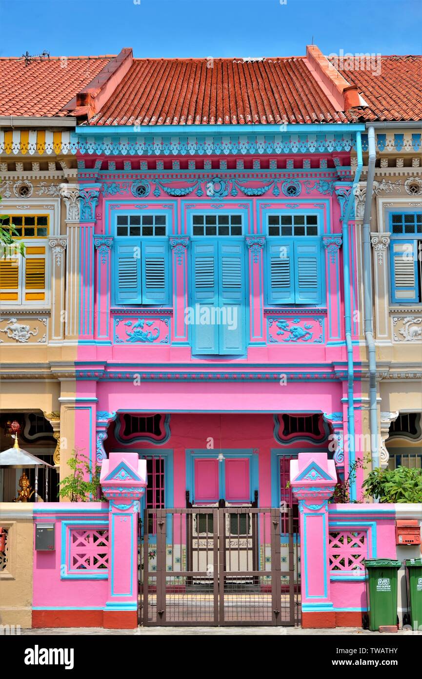Traditional architecture house colorful colourful travel tourism ...