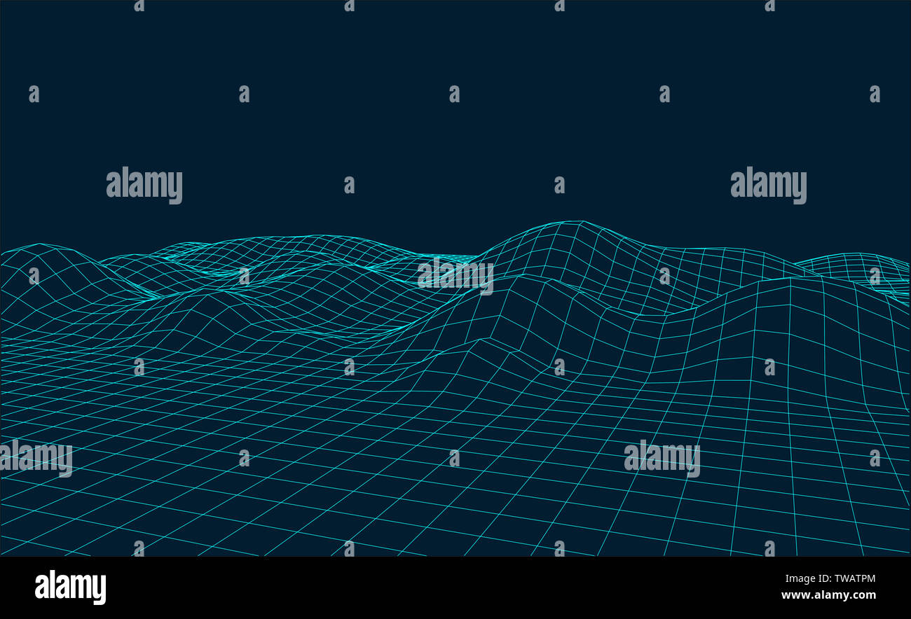 Abstract three-dimensional network background of big data concept, graphics with artificial ...