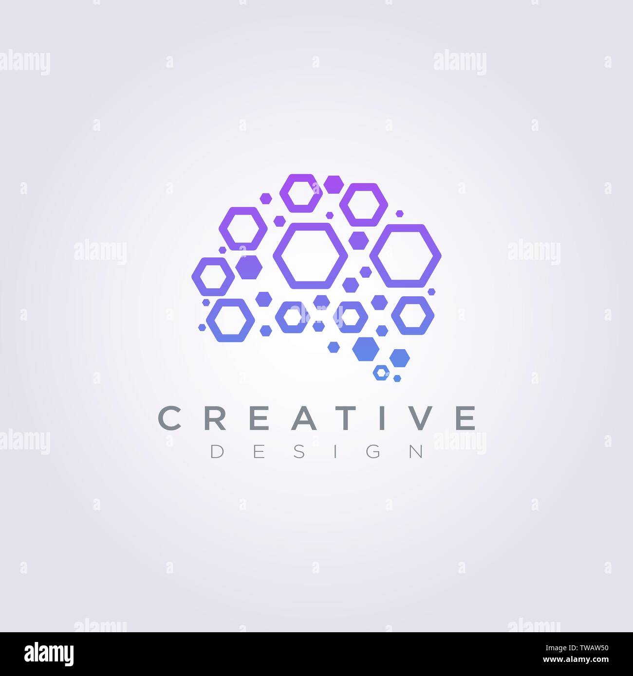 Digital Brain Data Template Design Company Logo Vector Symbol Icon ...