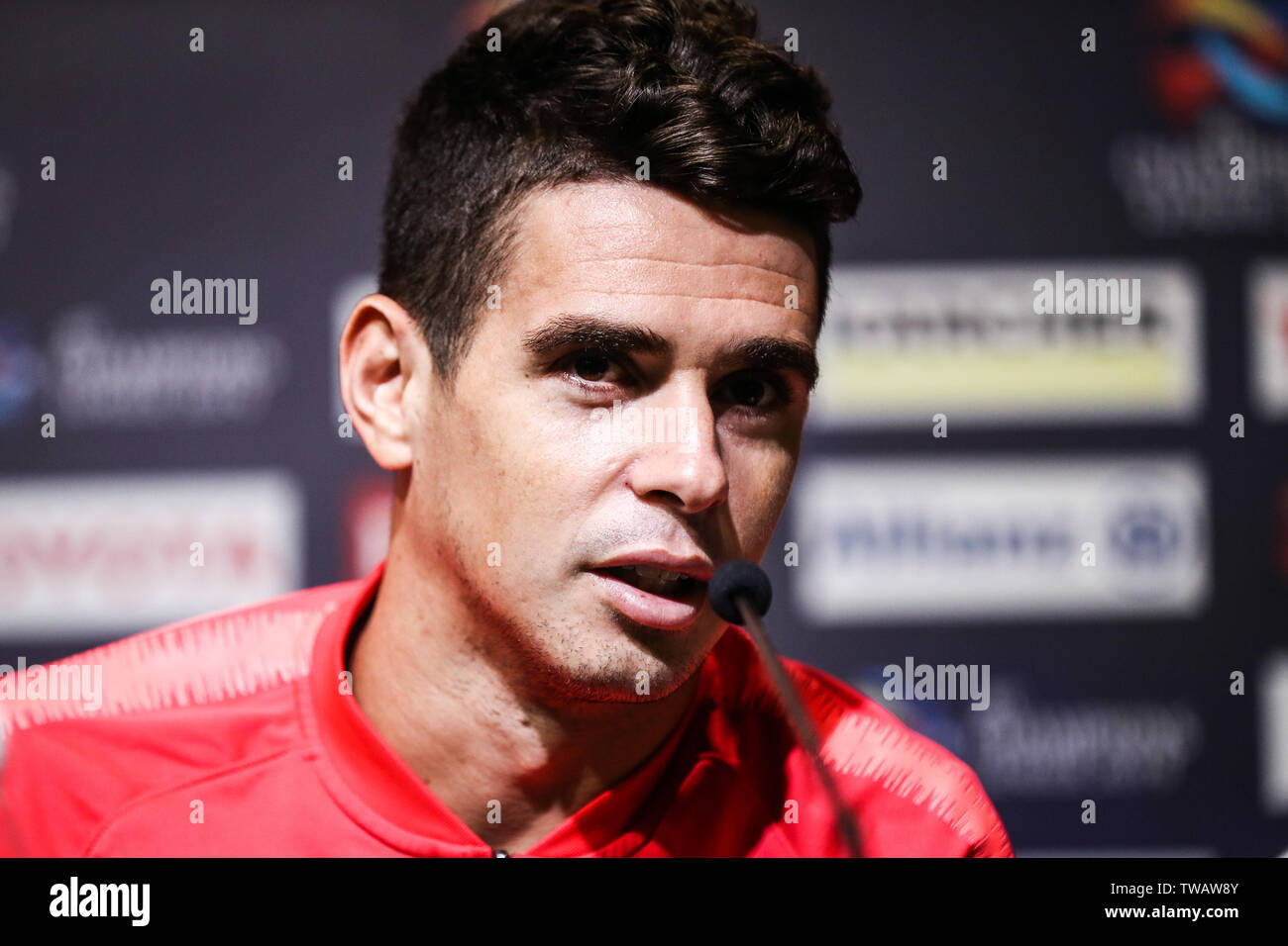 Brazilian football player Oscar dos Santos Emboaba Junior, better known ...