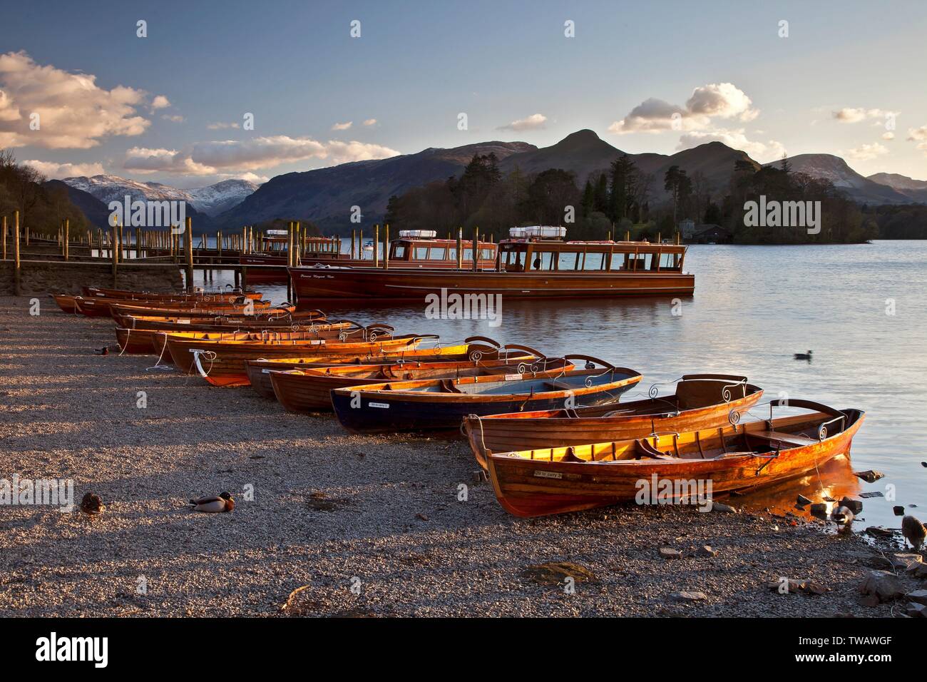 Derwentwater boats hi-res stock photography and images - Alamy