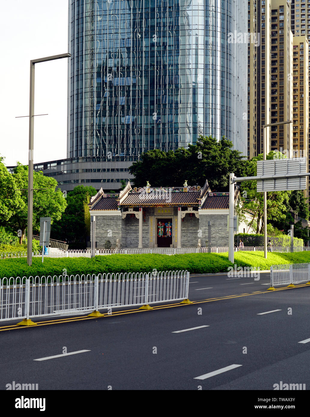 Shenzhen scenery and greening of nanshan district hi-res stock ...