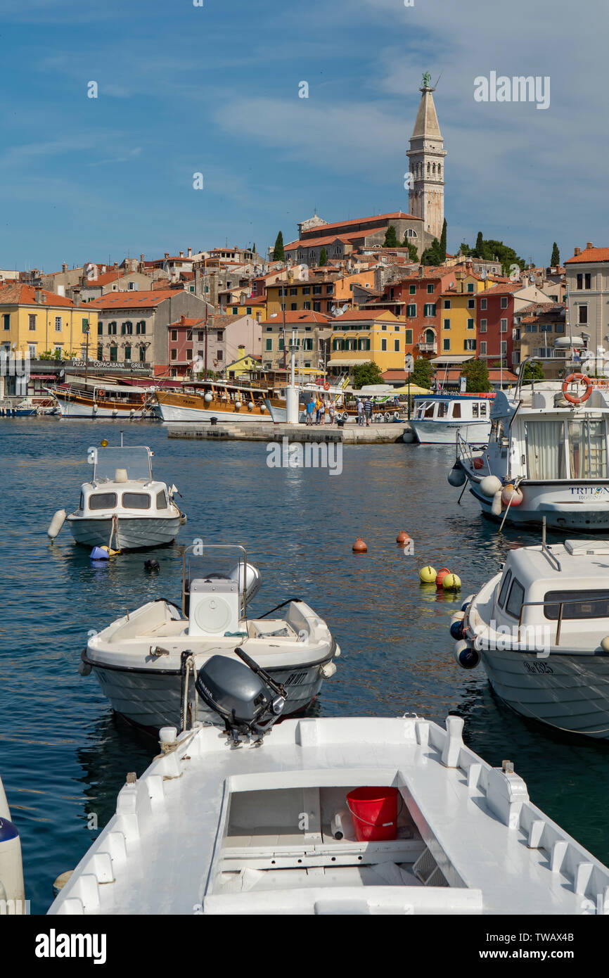 Harbour and Stari Grad, Rovinj, Croatia Stock Photo - Alamy