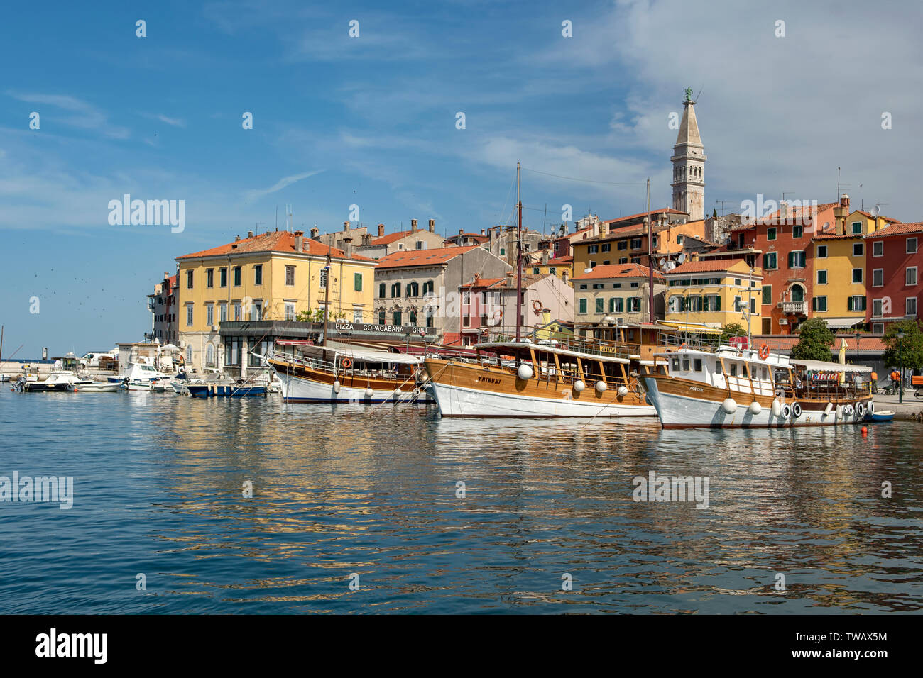 Harbour and Stari Grad, Rovinj, Croatia Stock Photo - Alamy