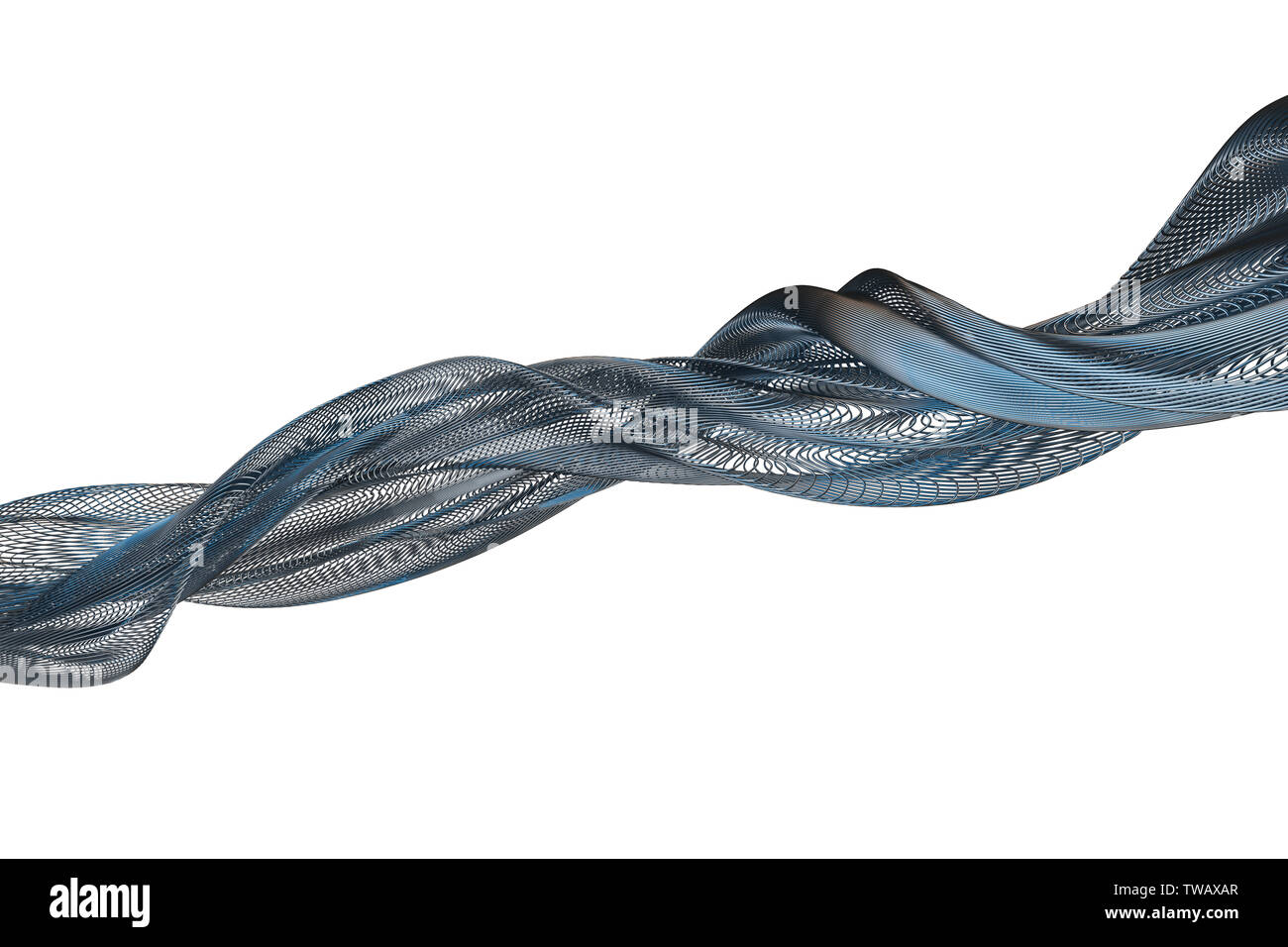 Reticulated metal flow special effects, three-dimensional rendering ...