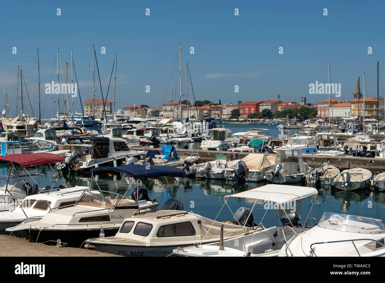 Marina at Porec, Croatia Stock Photo - Alamy