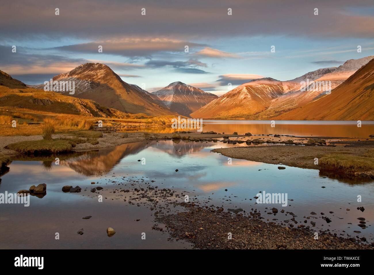 Great Britain, England, Wast Water Stock Photo - Alamy