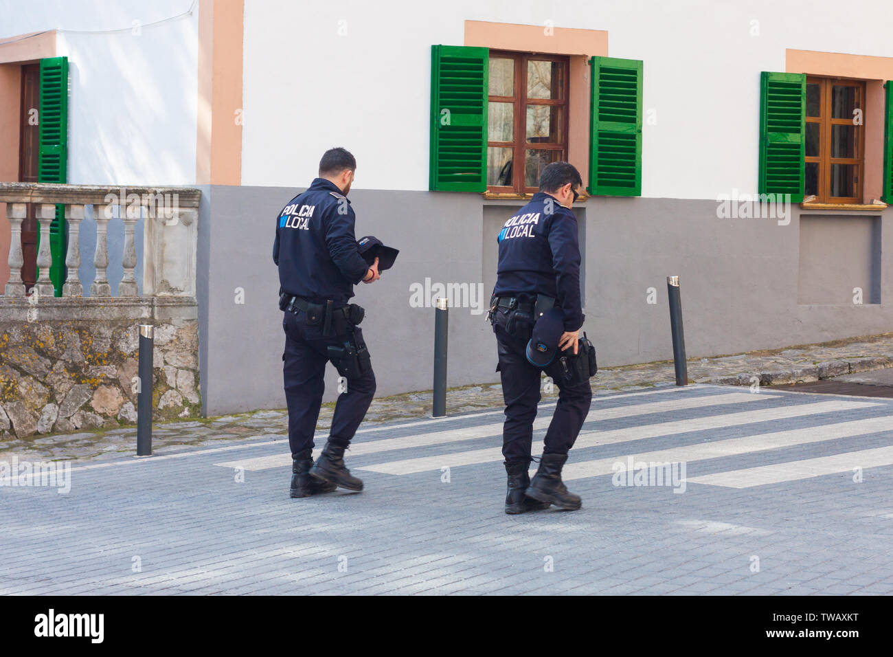 Spain police beach hi-res stock photography and images - Alamy
