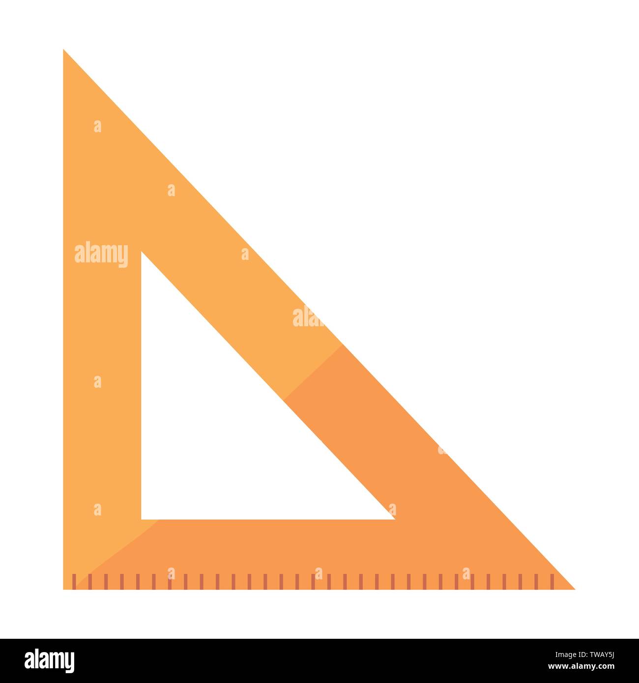 triangle rule education supply icon Stock Vector Image & Art - Alamy