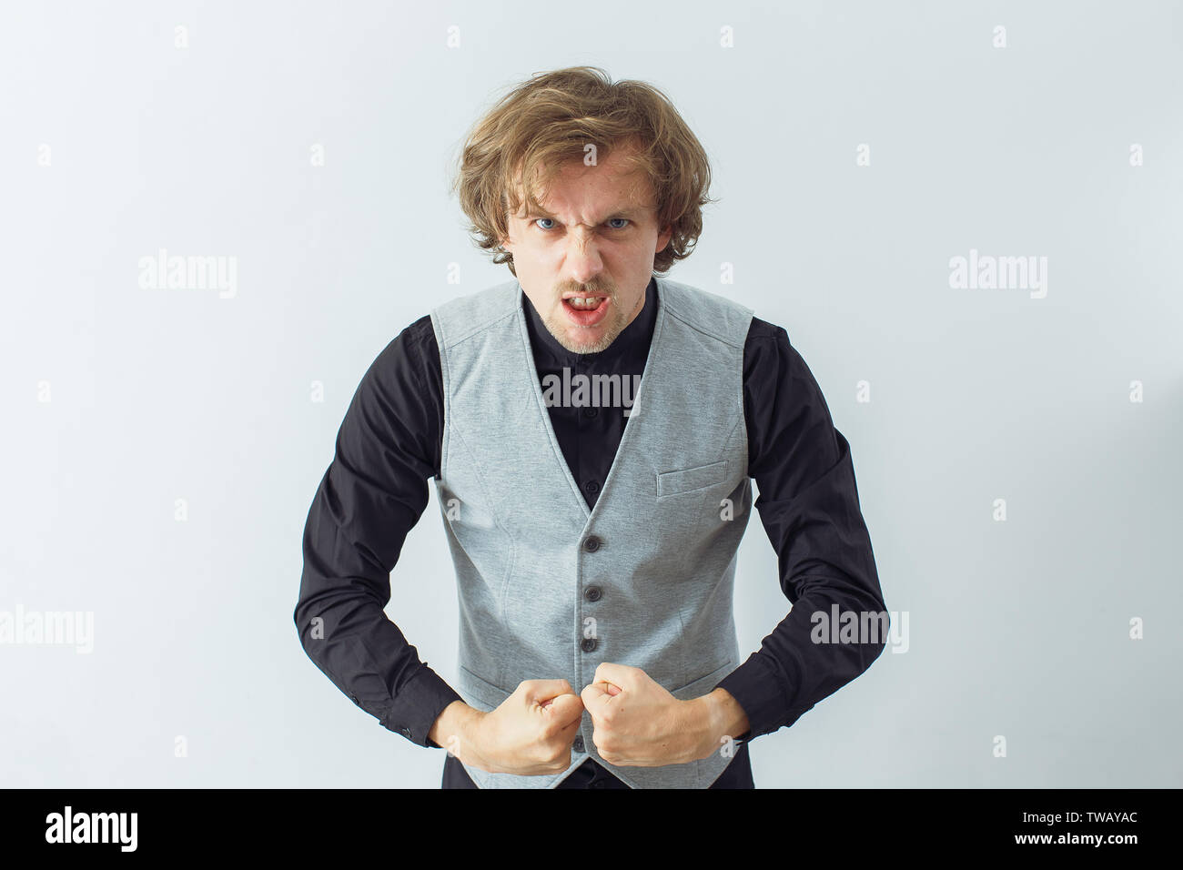 Gesture of power hi-res stock photography and images - Alamy