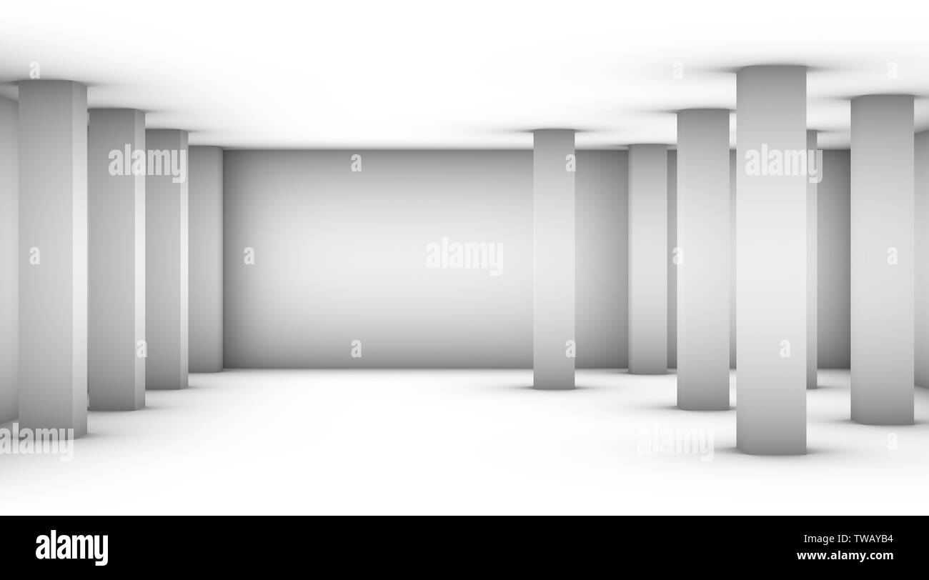 Abstract 3d rendering background with columns Stock Photo - Alamy