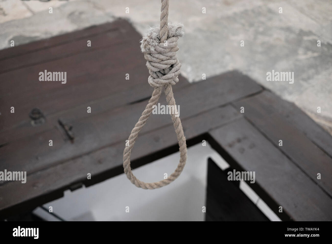 Noose Gallows High Resolution Stock Photography and Images - Alamy