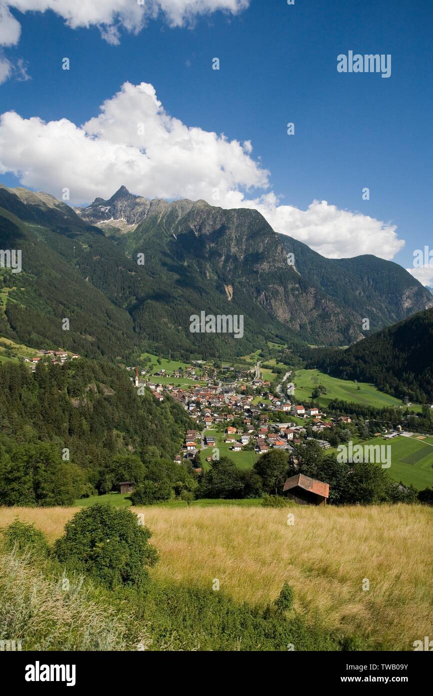 Austria, Tyrol, Oetztal Alps, Oetz in the Oetz Valley Stock Photo - Alamy