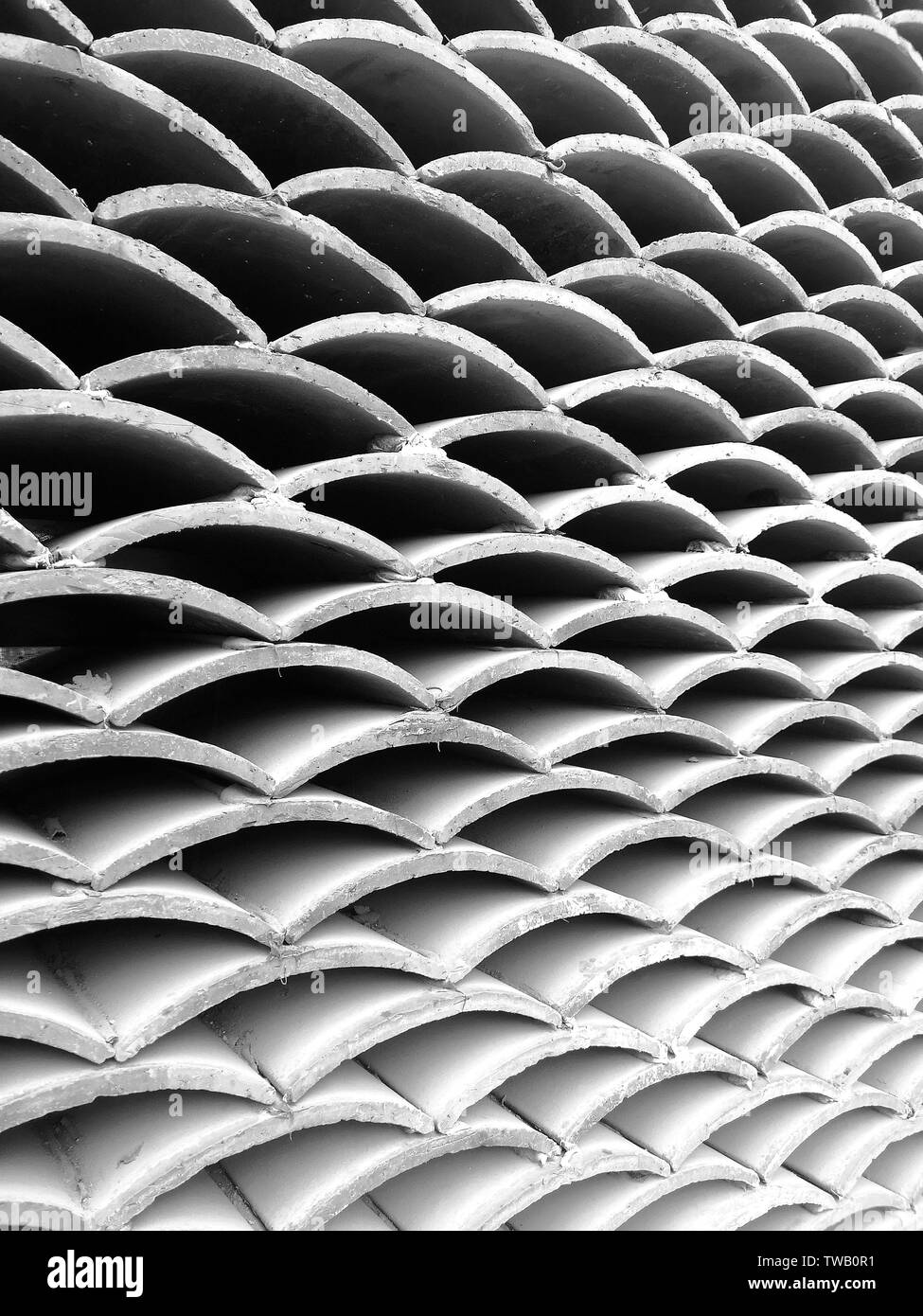 Chinese wind tile wall Stock Photo - Alamy