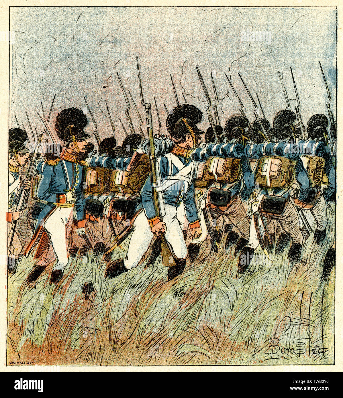 French napoleonic infantry hi-res stock photography and images - Alamy