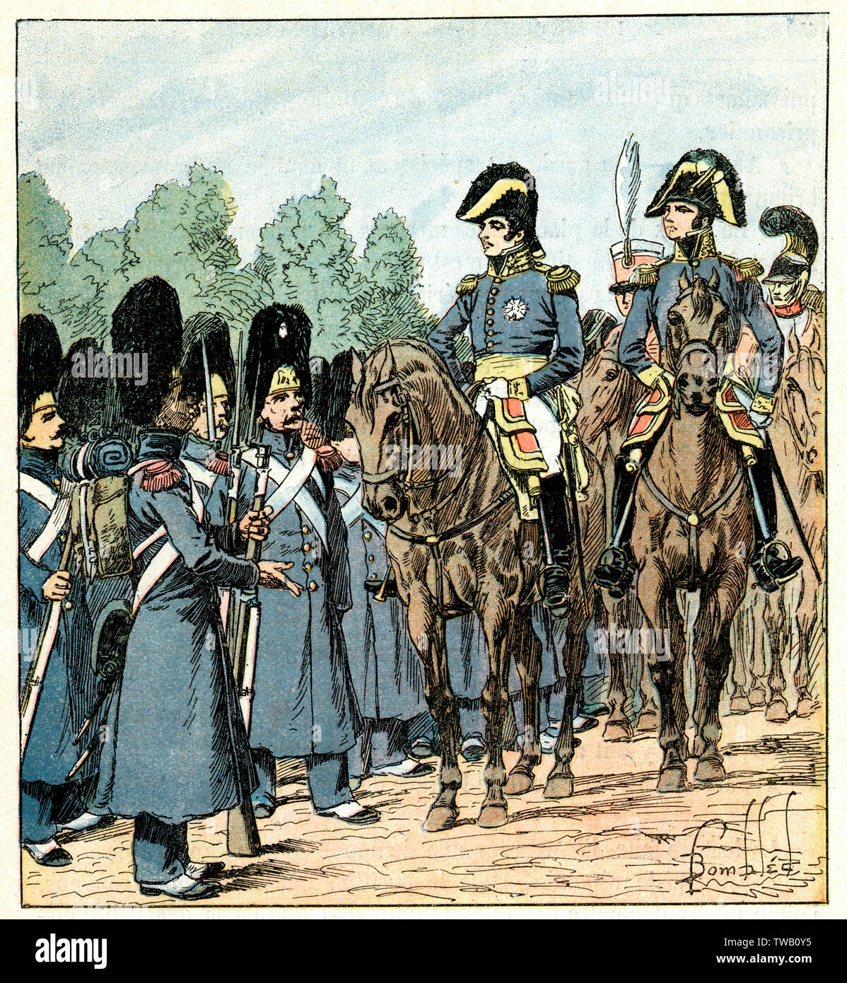 French napoleonic soldier’s uniform hi-res stock photography and images ...