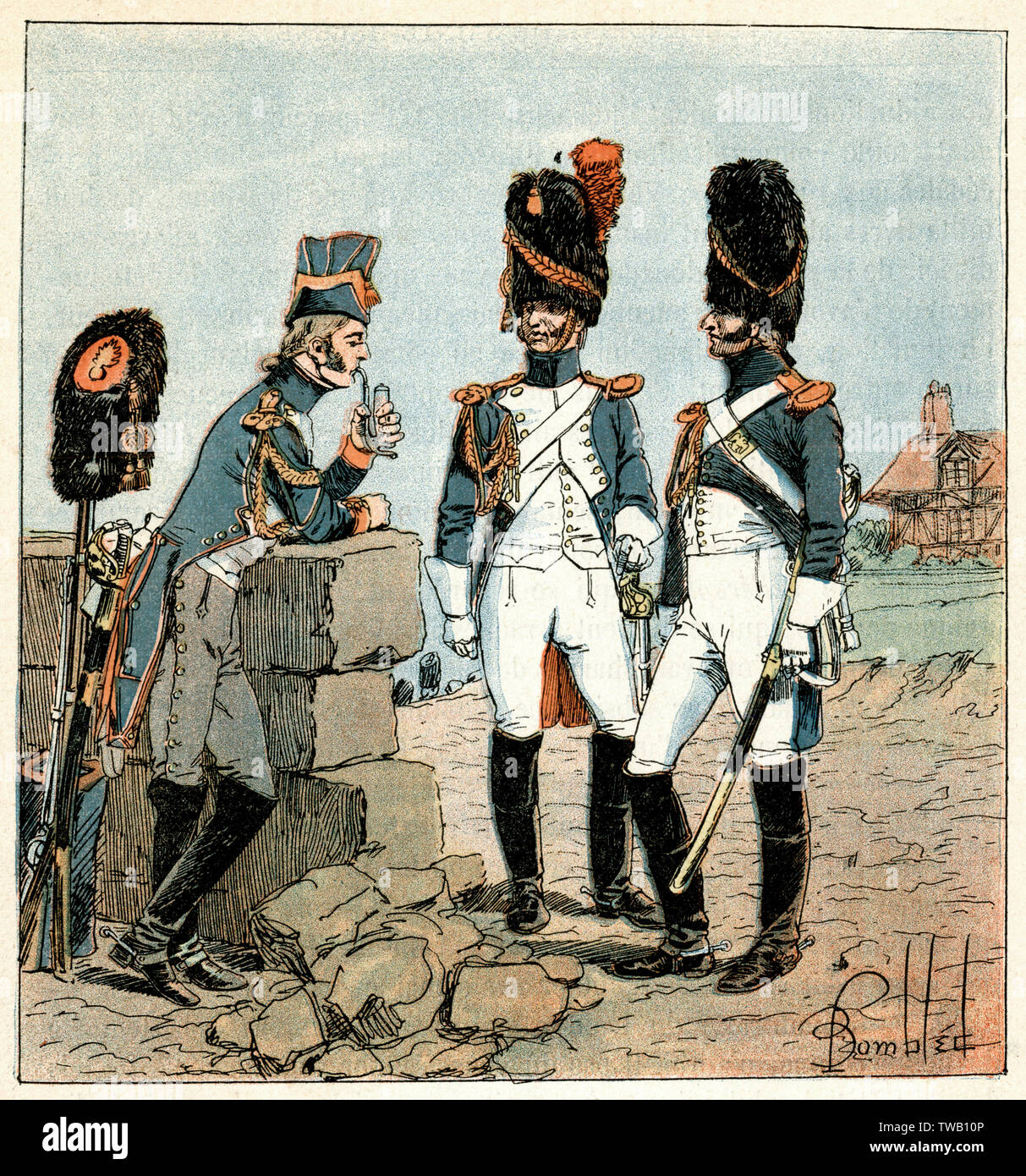 French infantry uniform hi-res stock photography and images - Alamy