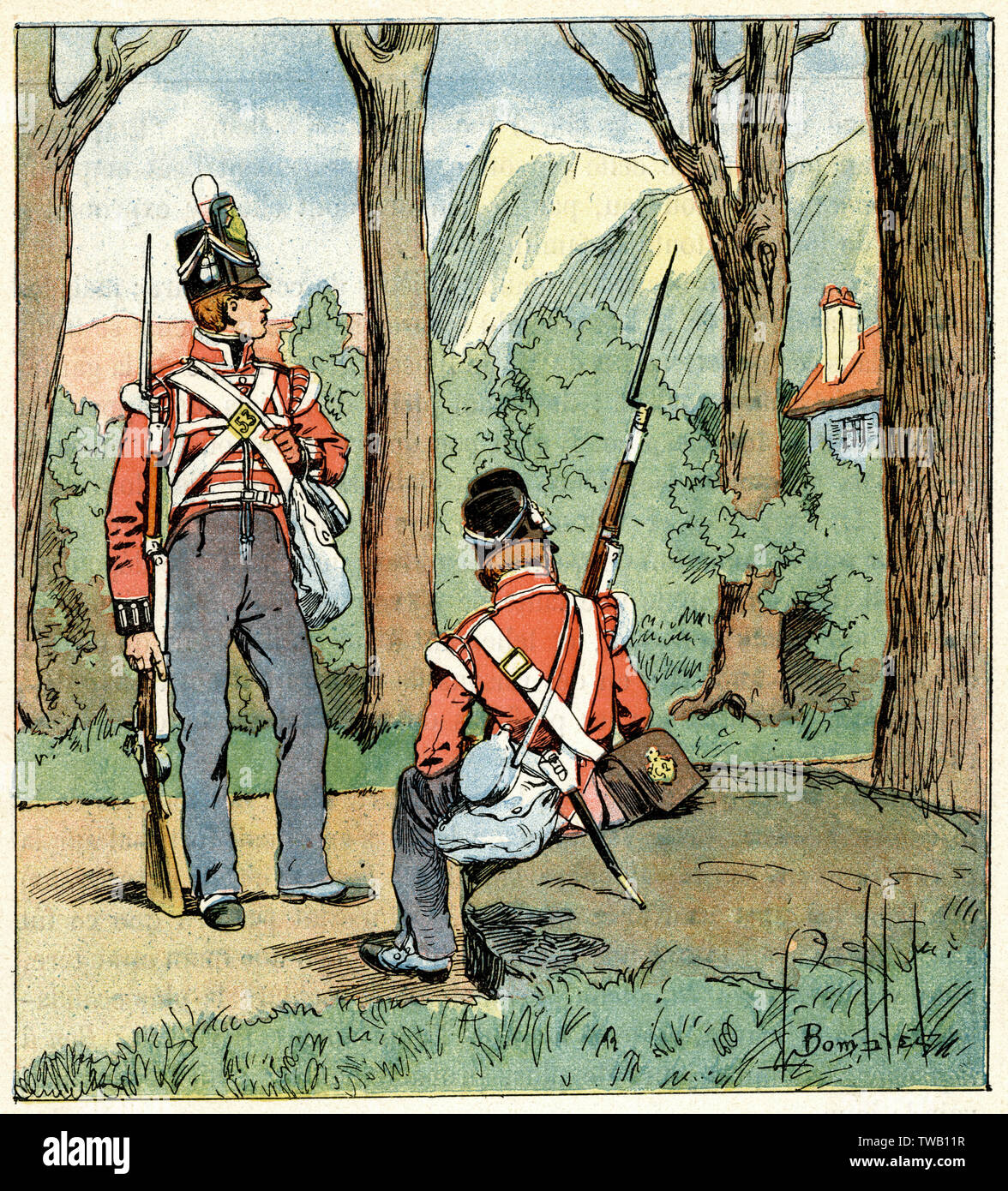 British redcoats redcoat army hi-res stock photography and images - Alamy