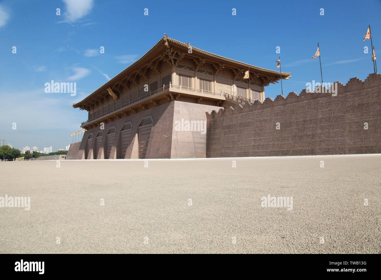 Dan Fengmen, Daming Palace National Site Park, Xi'an Stock Photo - Alamy