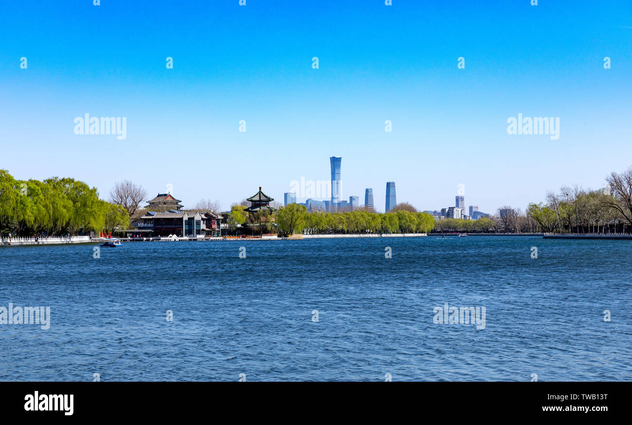 Scenery of Houhai, Beijing, China Stock Photo - Alamy