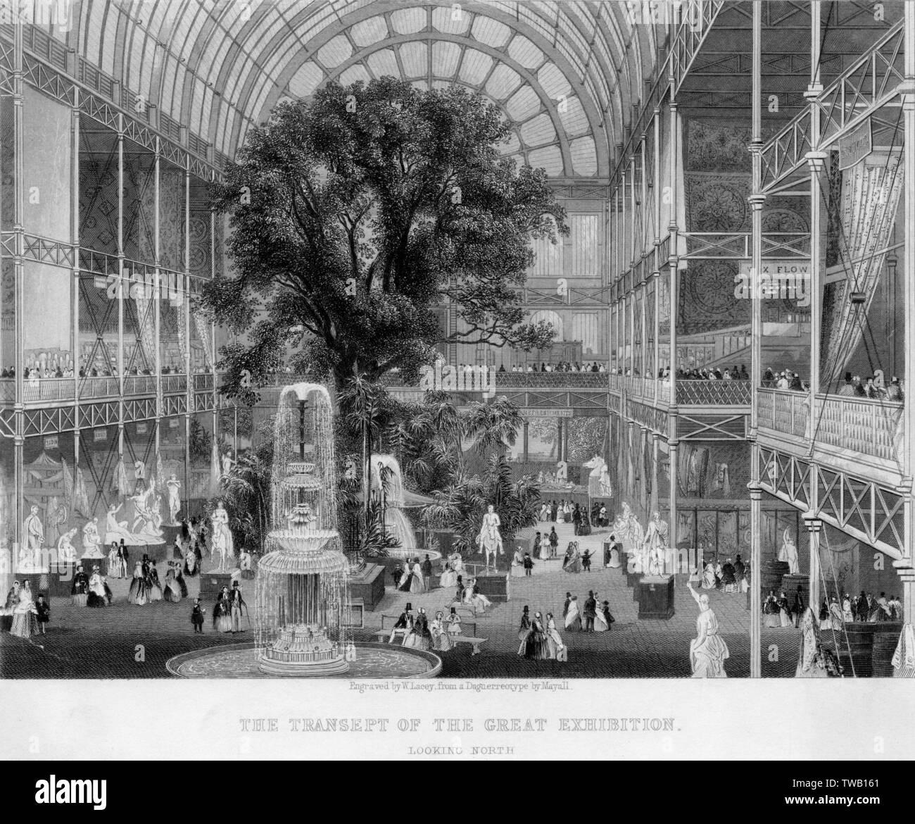 Interior of the Great Exhibition of 1851 Stock Photo - Alamy