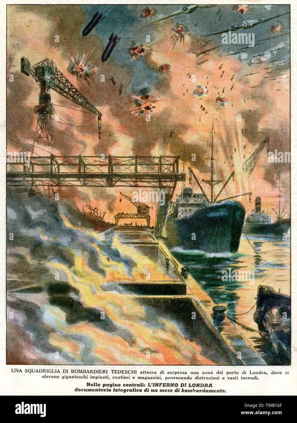 GERMAN NIGHT BOMBING Stock Photo - Alamy