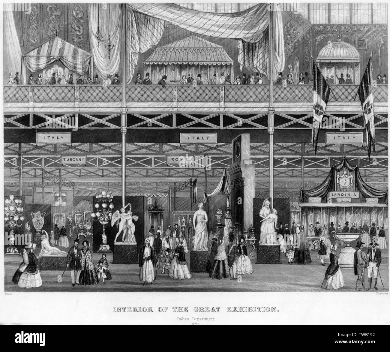 The interior of the great exhibition hi-res stock photography and ...