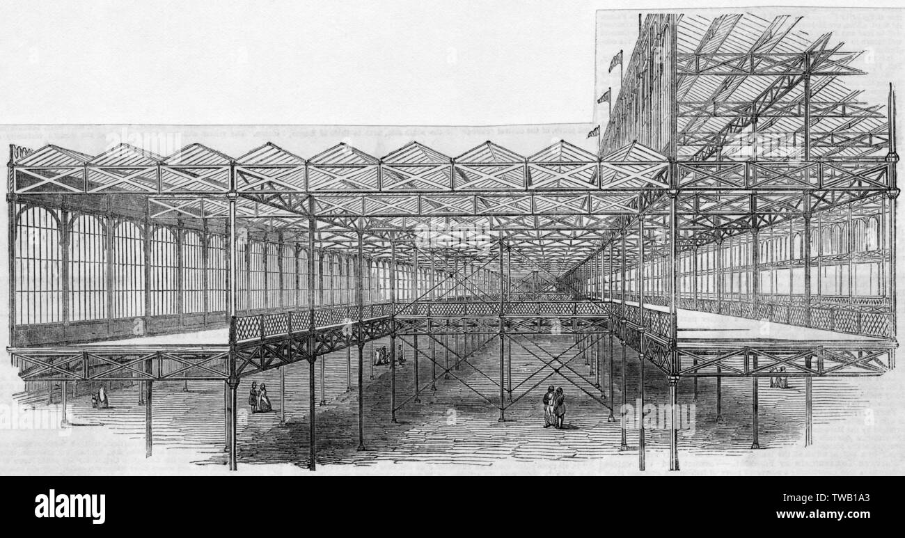 Great Exhibition construction Stock Photo - Alamy
