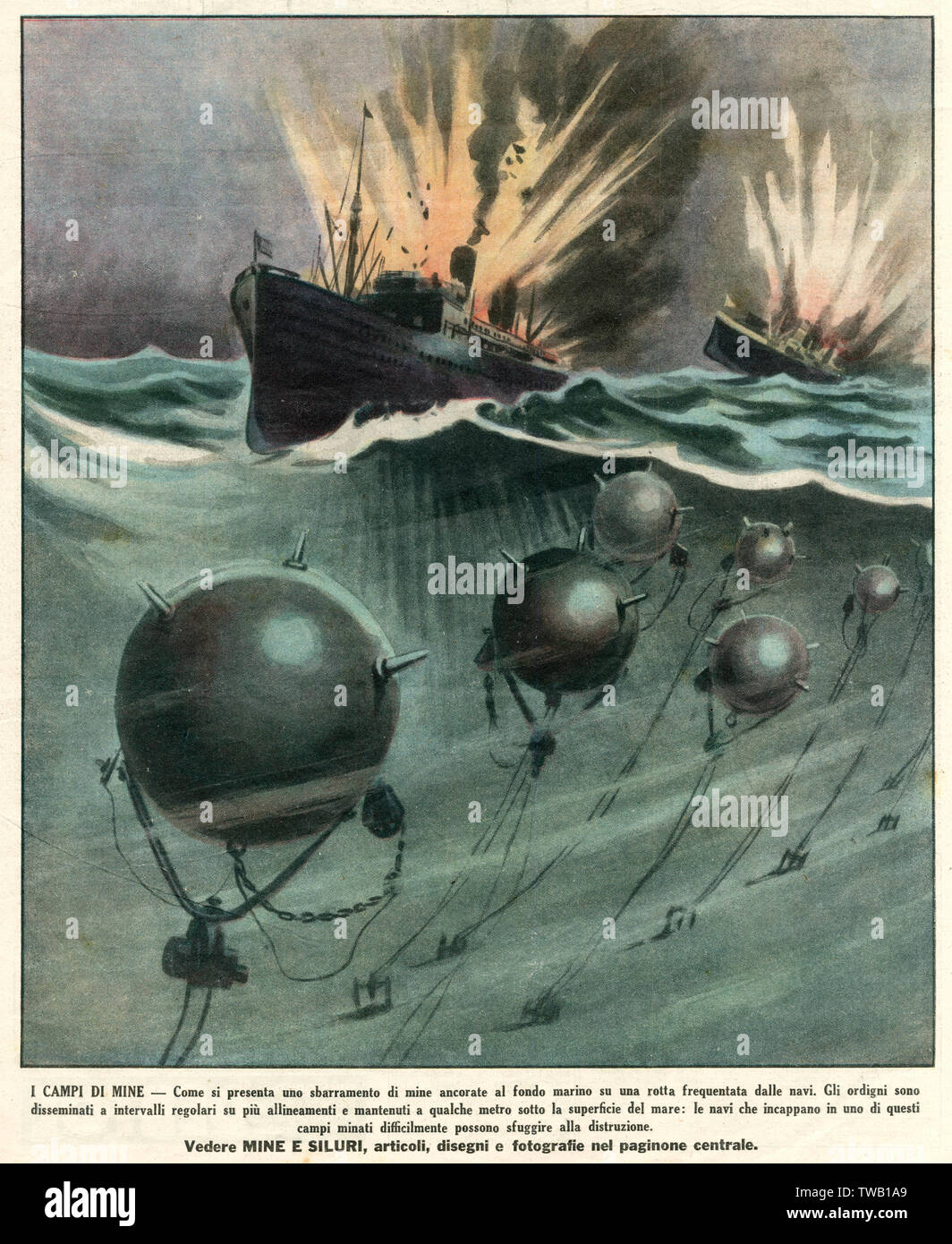 Mines and explosions hi-res stock photography and images - Alamy