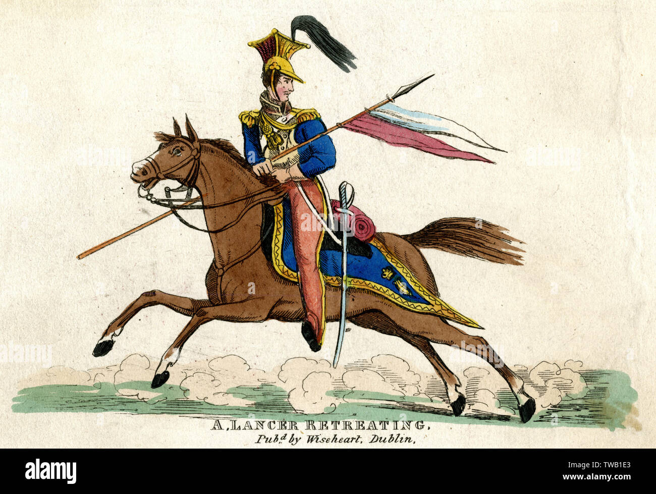 BRITISH LANCER 1810 Stock Photo - Alamy