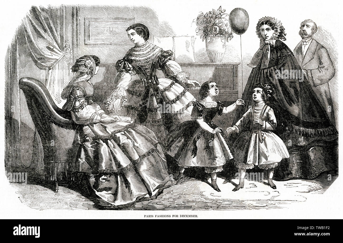 1850s fashion hi-res stock photography and images - Alamy