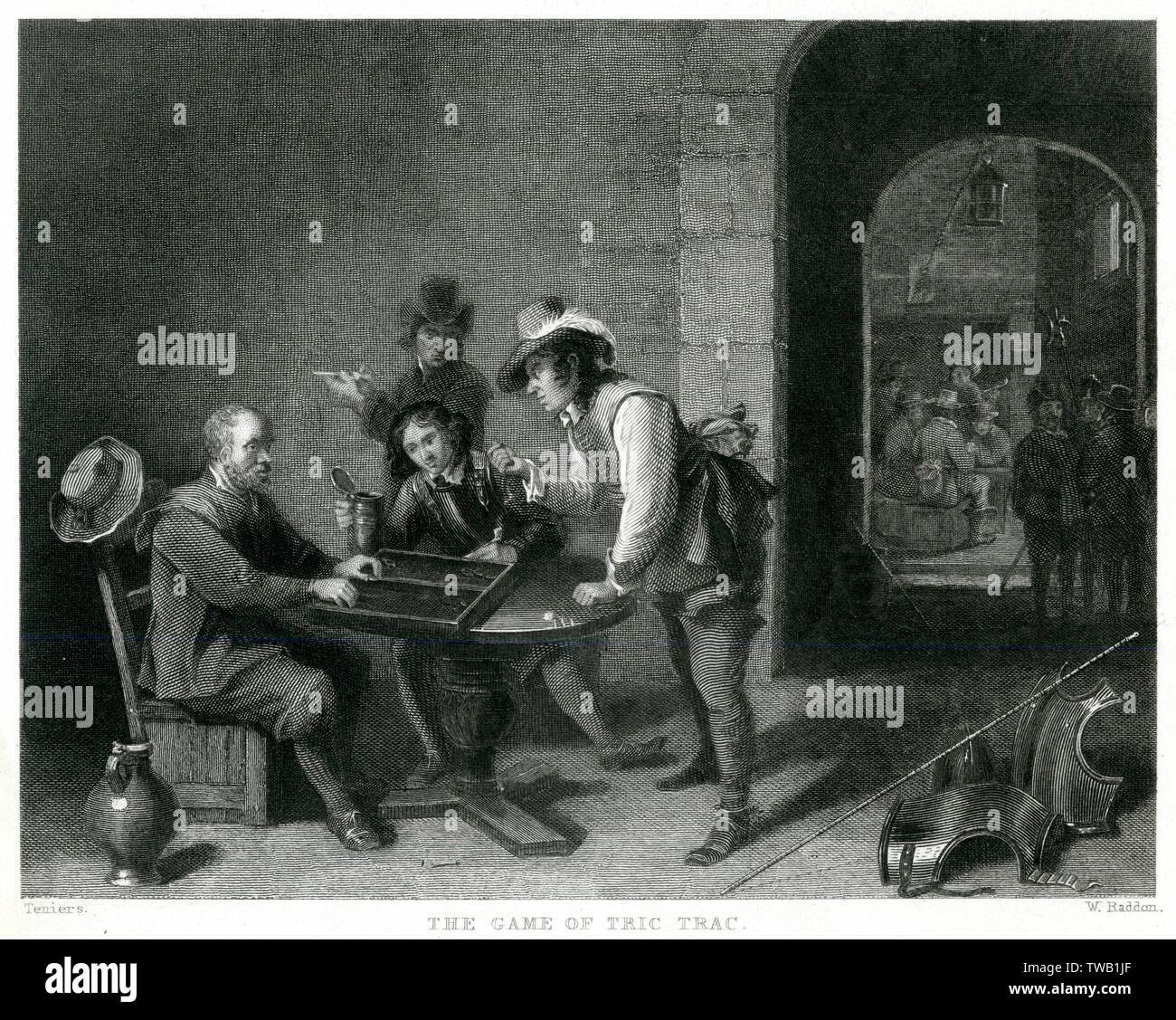 Tric trac board hi-res stock photography and images - Alamy