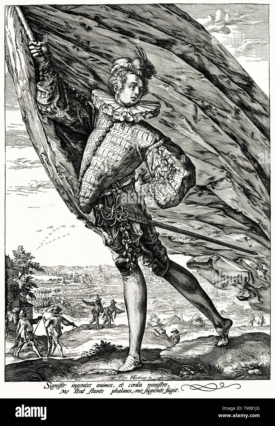 Standard bearer standard flag bearer Cut Out Stock Images & Pictures ...