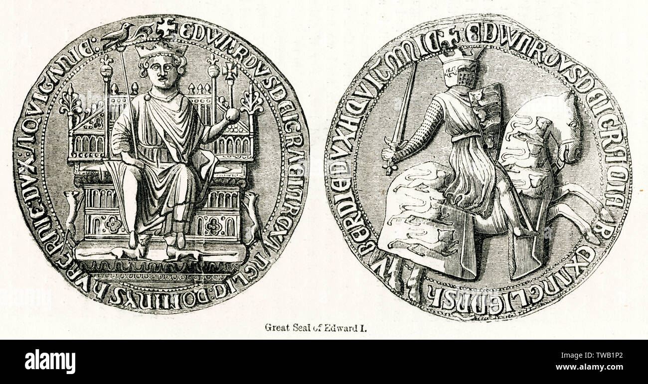 Great seal of edward i hi-res stock photography and images - Alamy