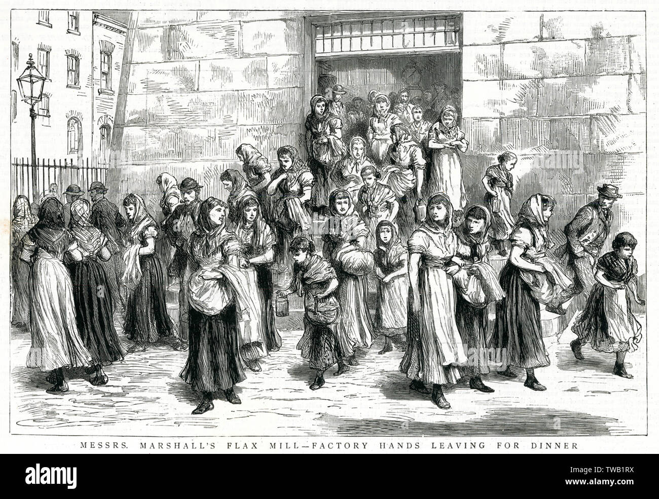 1880's factory workers hi-res stock photography and images - Alamy