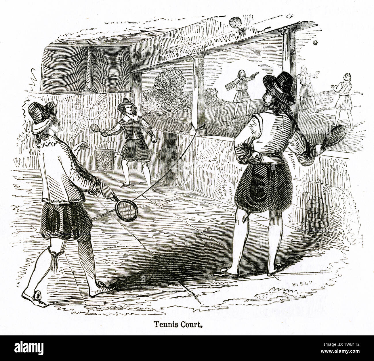 Interior court of Cut Out Stock Images & Pictures - Alamy