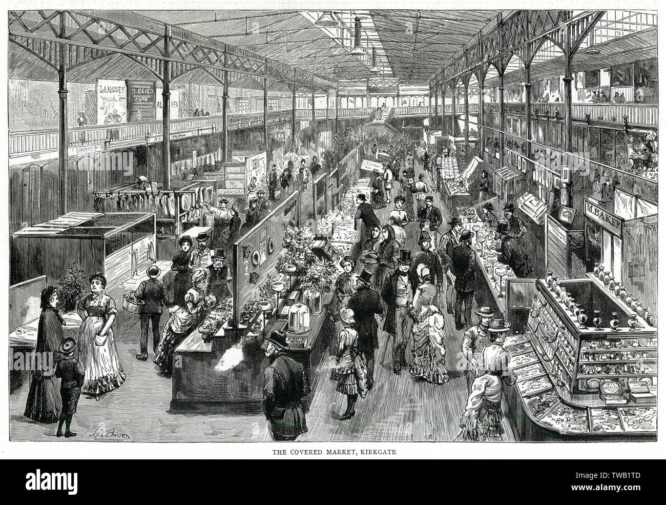 Indoor market Cut Out Stock Images & Pictures - Alamy