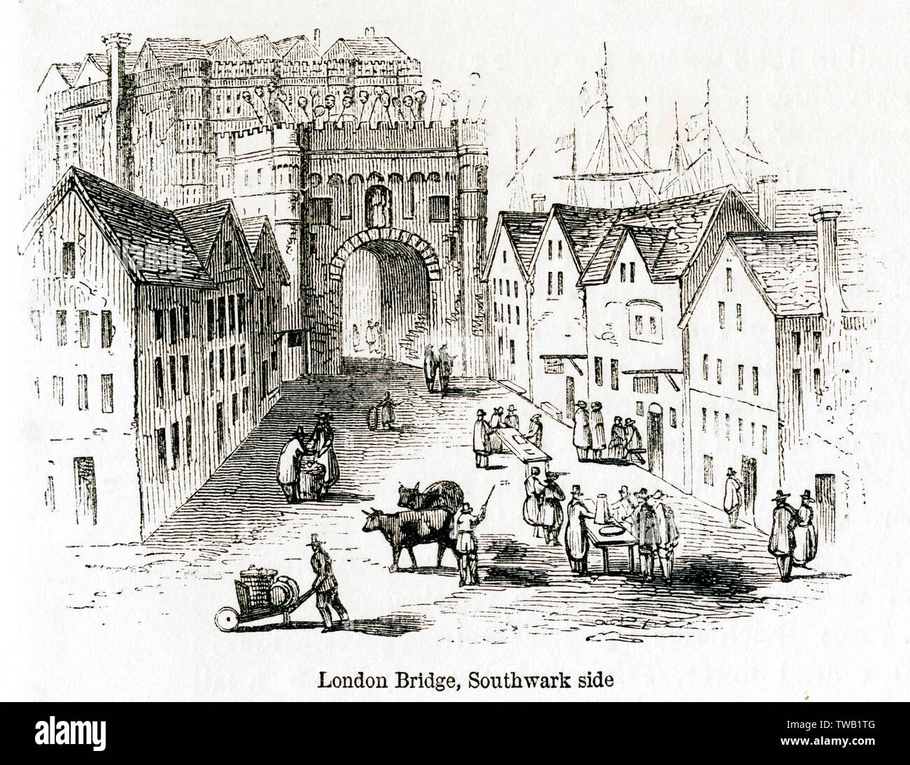 Southwark old london bridge hi-res stock photography and images - Alamy