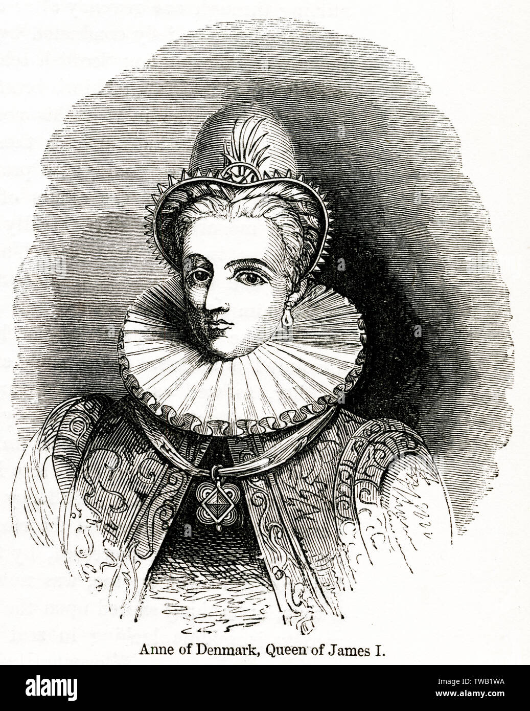 Queen of king james i hi-res stock photography and images - Alamy