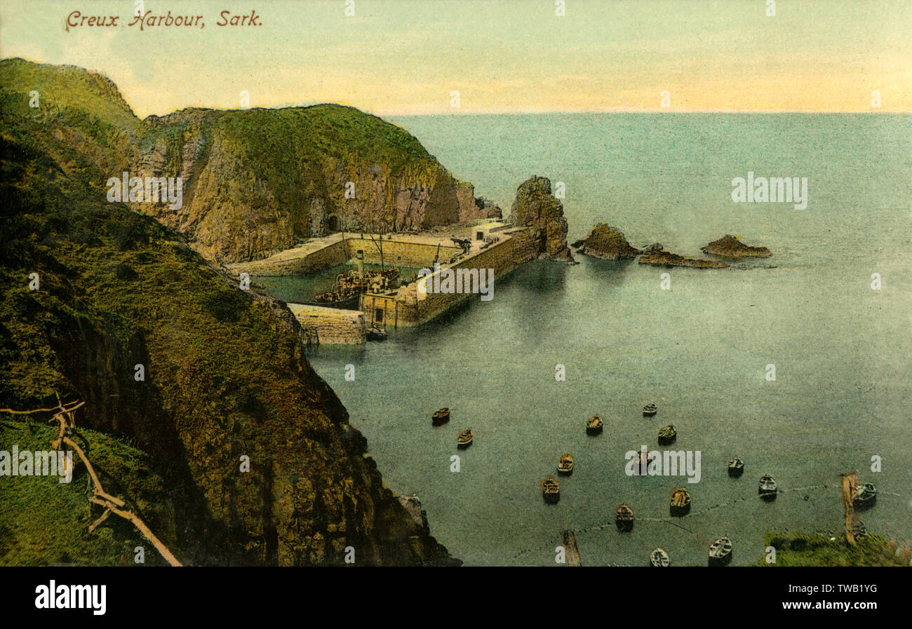 Sark, channel islands harbour hi-res stock photography and images - Alamy