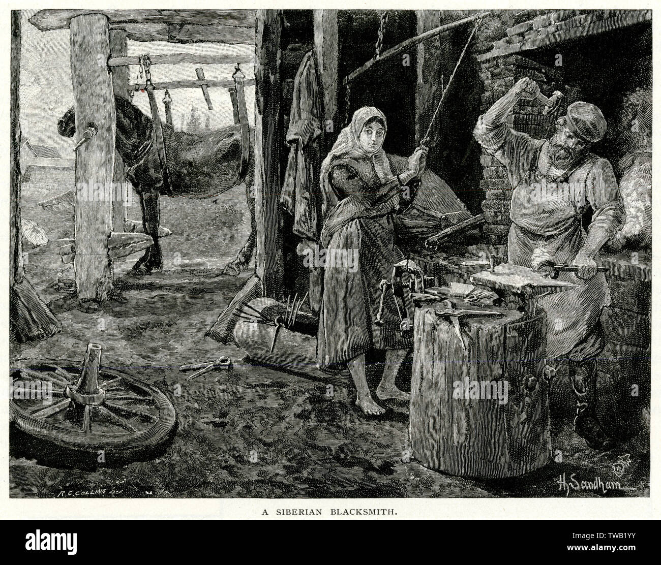 1890s blacksmith hi-res stock photography and images - Alamy